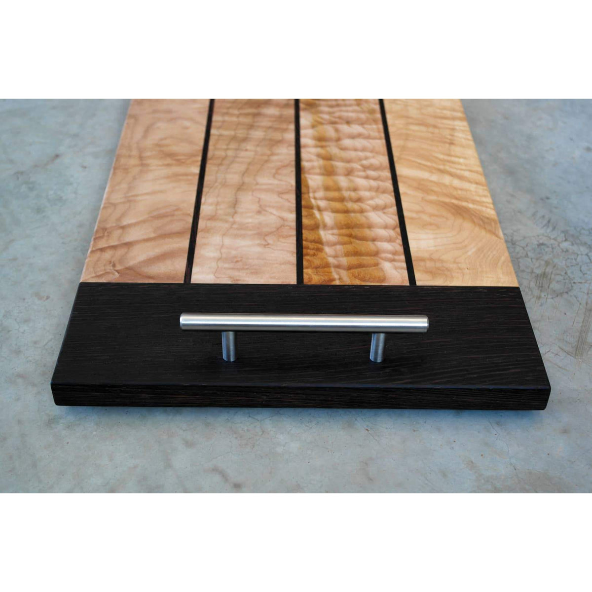 Figured Maple and African Wenge Serving Boards | Todd Alan Woodcraft