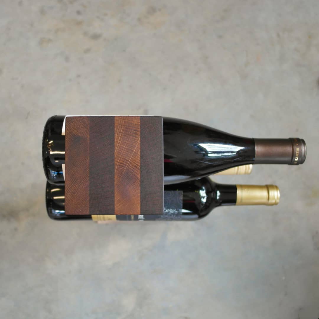 Reclaimed Wood Wine Tower– Todd Alan Woodcraft